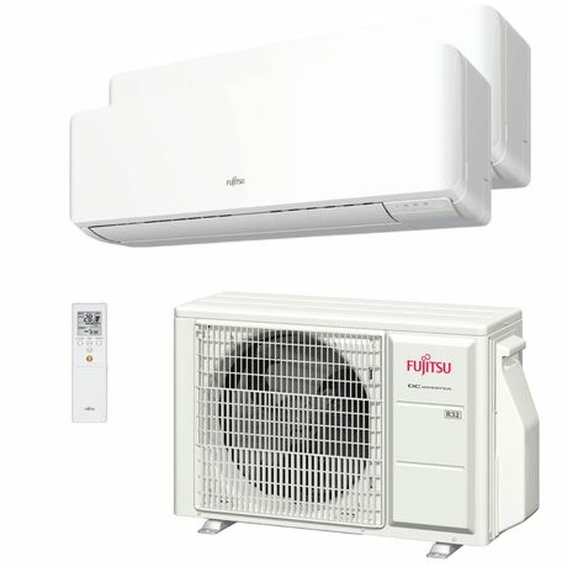 Achetez Climatiseur multi-split Fujitsu ASY2025U11MI-KM (W) 2x1 avec Wi-Fi inclus