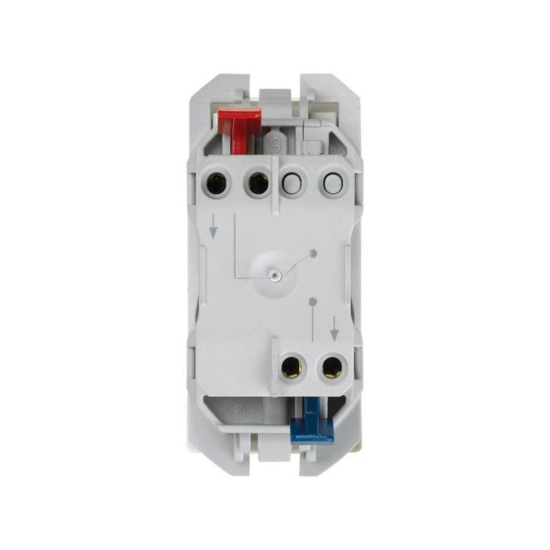 Compra Interruptor unipolar pulsante Simon 270 10 AX con módulo estrecho blanco