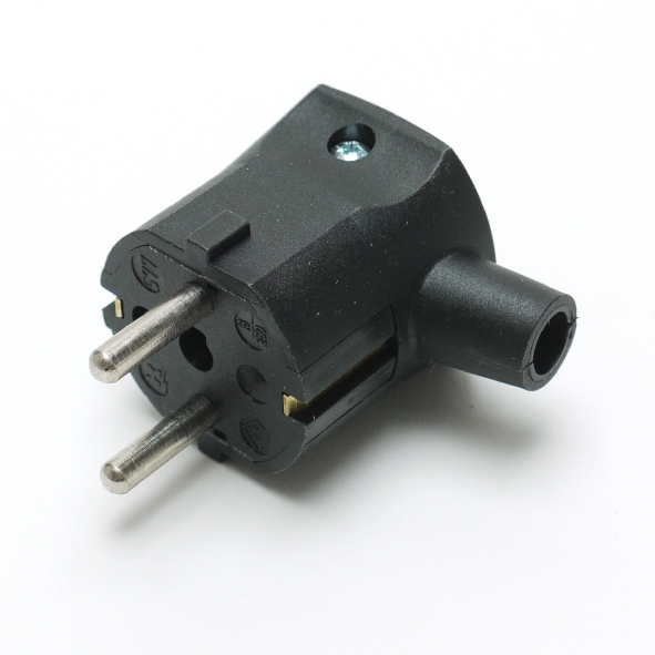 KAISER 577/SW stekker RA 16A 250V HAAKS ZW kopen? | InstallatieBalie.nl