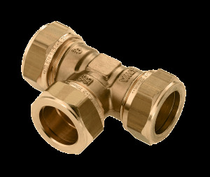 BPE Messing knel T-stuk 42 x 42 x 42 g/k kopen? | InstallatieBalie.nl