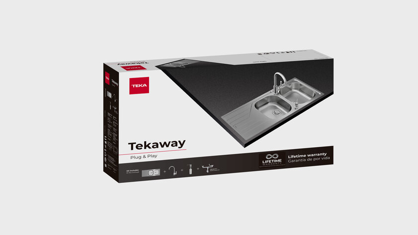Kitchen Sinks Tekaway Universe 80 T-XP 2B 1D | Teka
