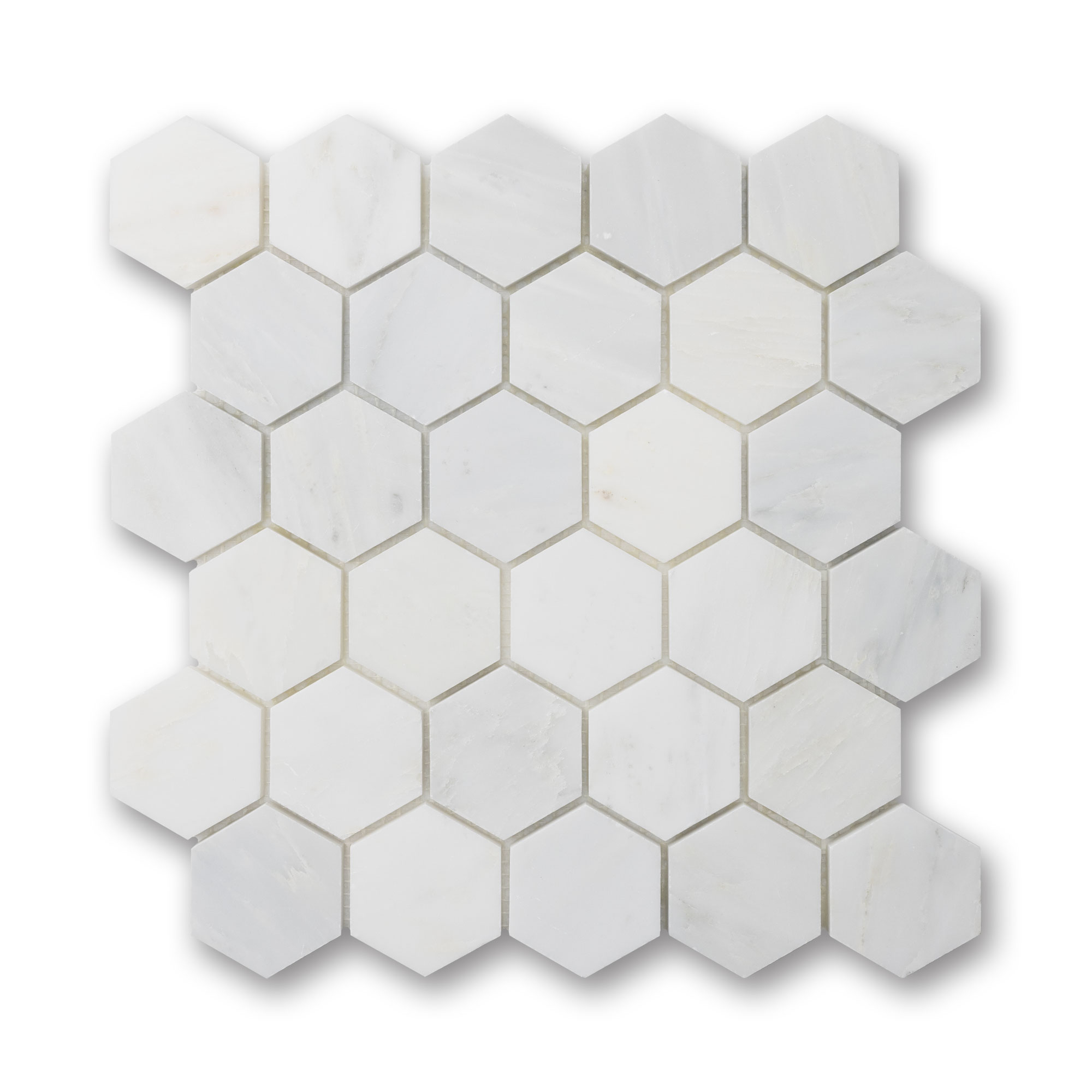 Hexagon 1-7/8'' Carrara Bella (H) | Products | AKDO