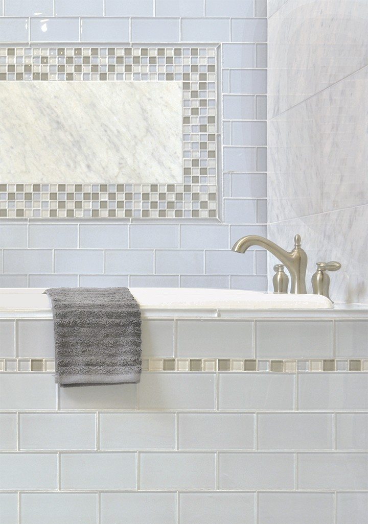 Heavenly Blend | Luxury and Design Glass Mosaic Tiles | AKDO