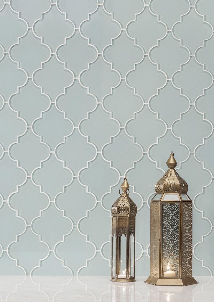 Icelandic Blue | Luxury and Design Glass Mosaic Tiles | AKDO