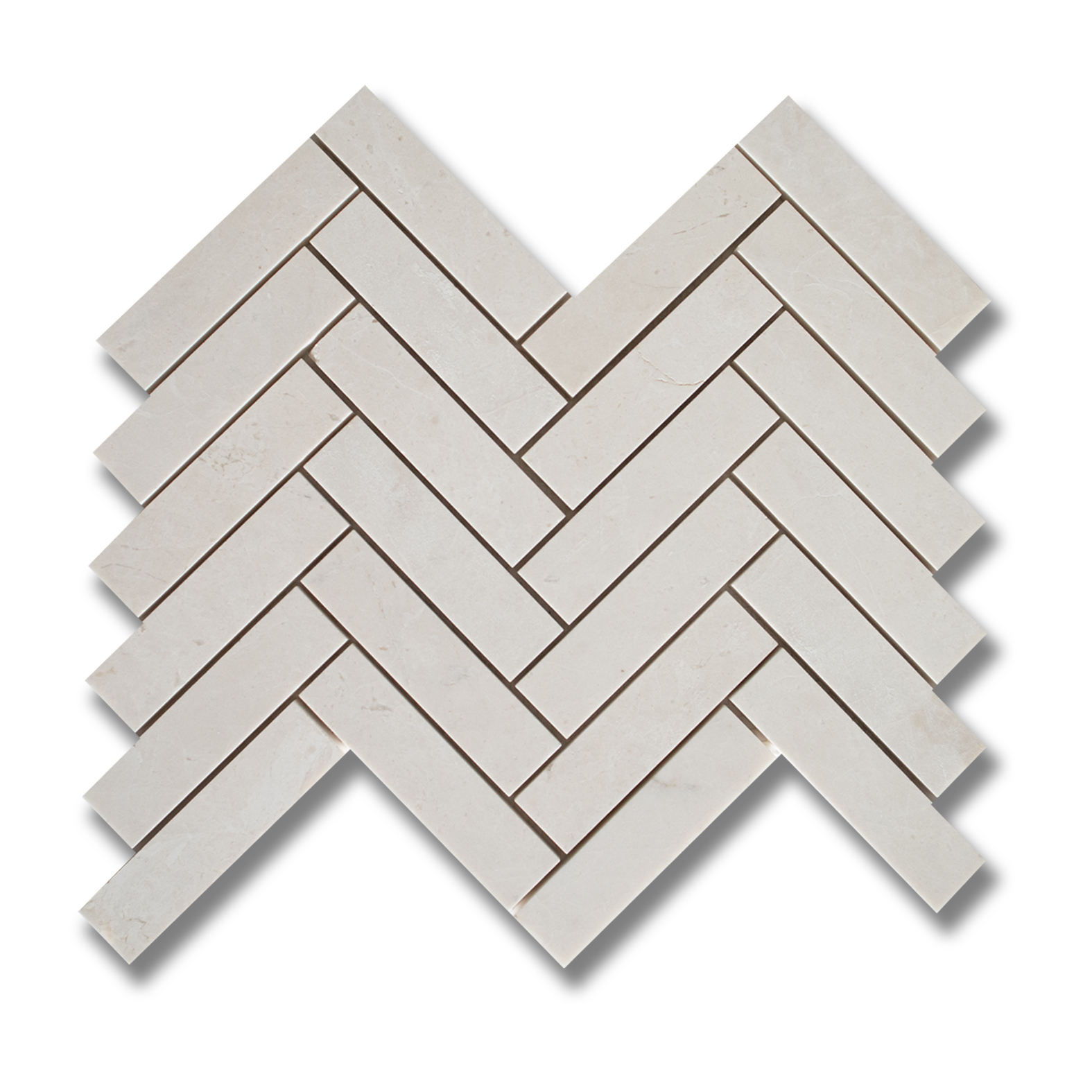 1'' x 4'' Herringbone French Vanilla (H) | Products | AKDO
