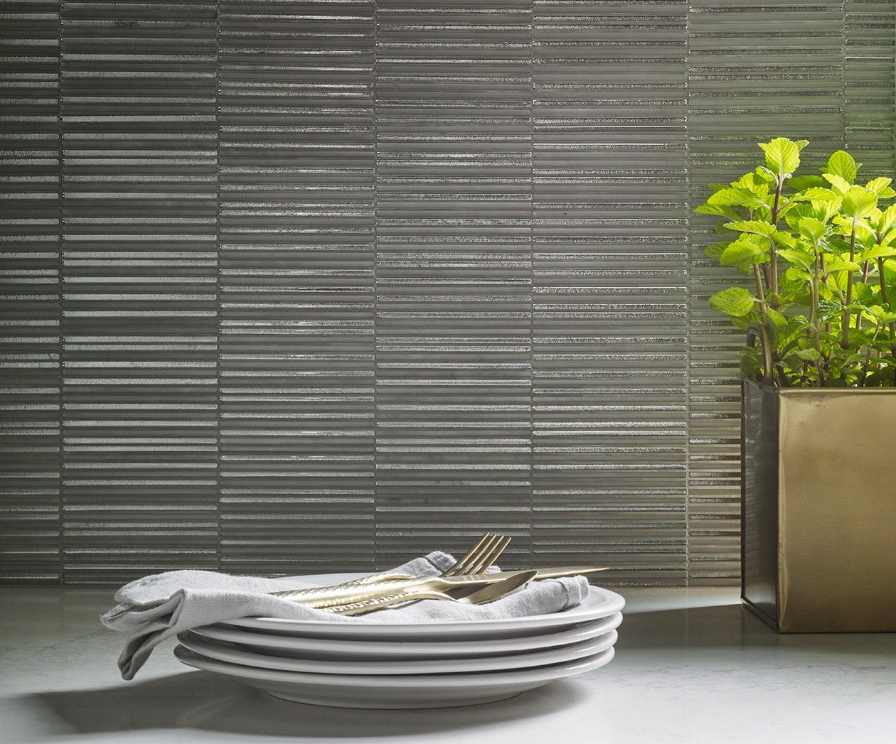 Silver Silk Mosaics | Silver Silk | Glass | AKDO