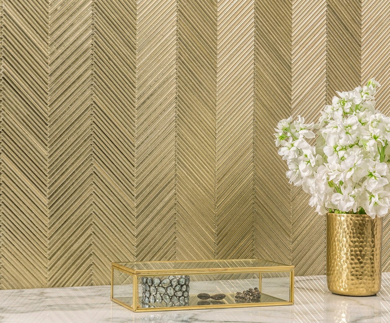 Ikat | Glass Mosaic Tiles | AKDO