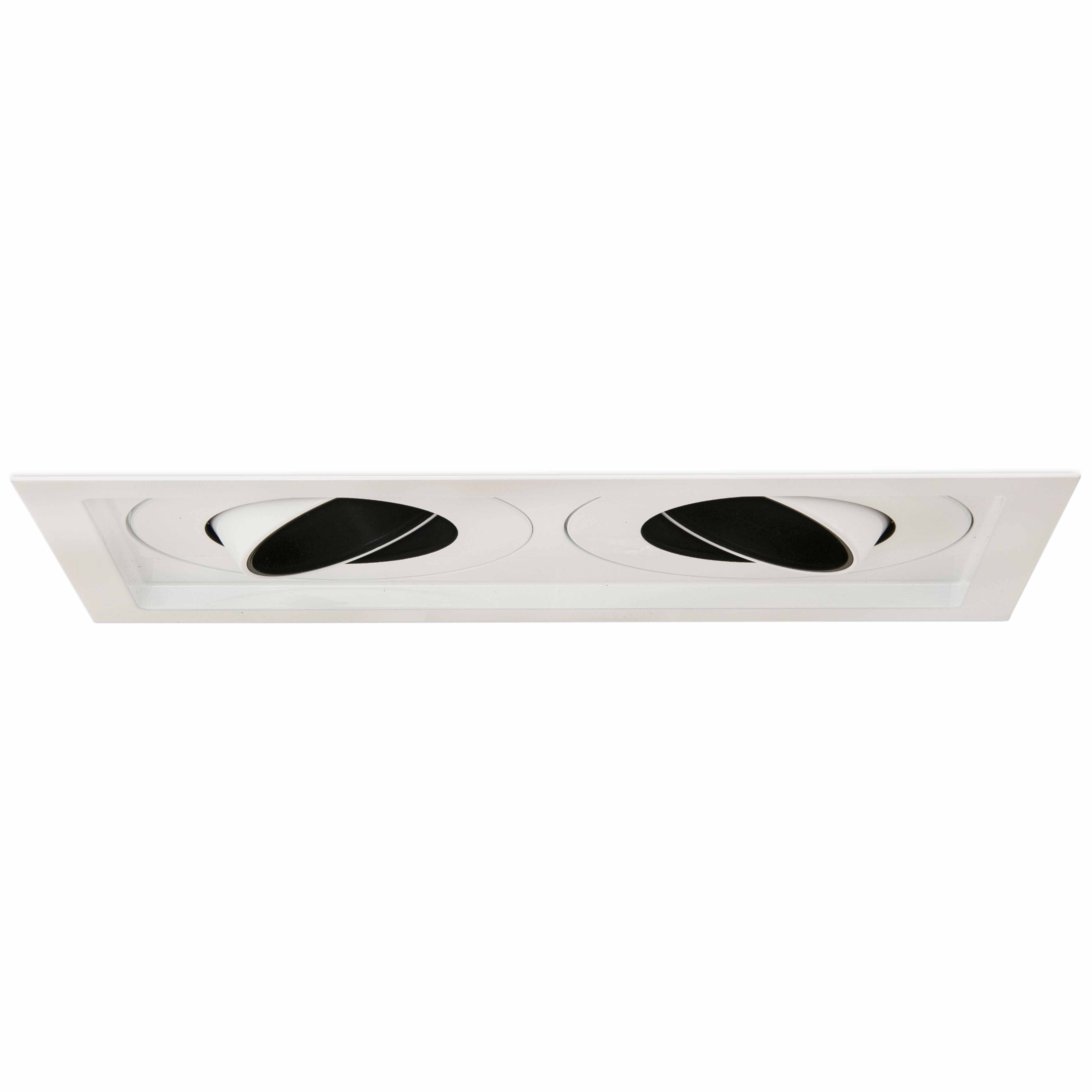 Square Tune Double 50 Trim White Medium 2700 - 6500K - John Cullen Lighting