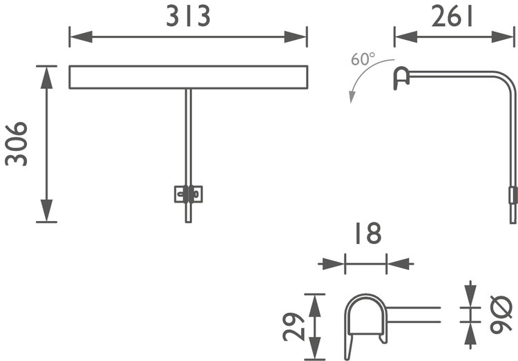 Wallace 3025 RAL Colour Match | John Cullen Lighting