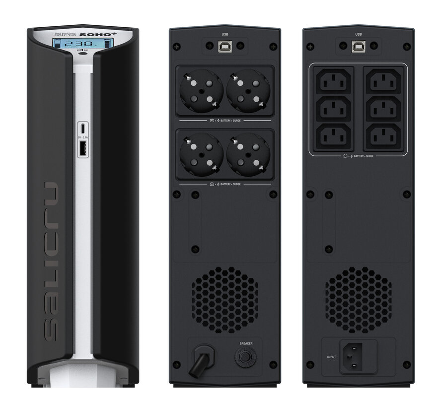 SPS SOHO+ 2025 - UPS Line-interactive de 750 VA - 2250 VA com ...