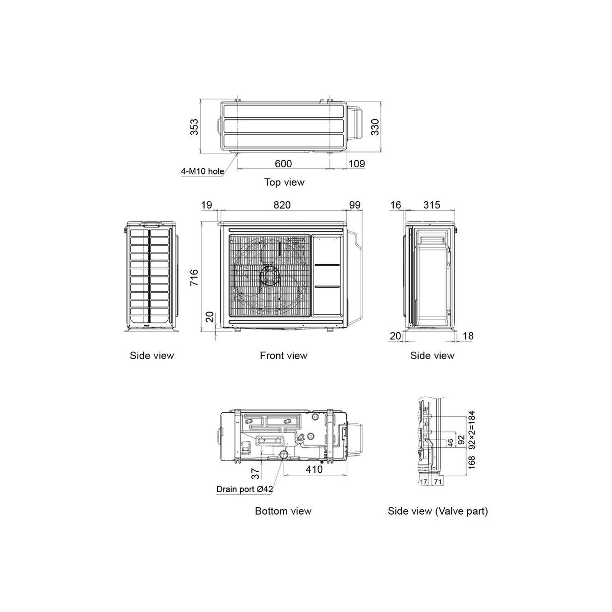 Compra Aire acondicionado multisplit 3x1 Fujitsu ASY3525U3MI-KN con Wi ...