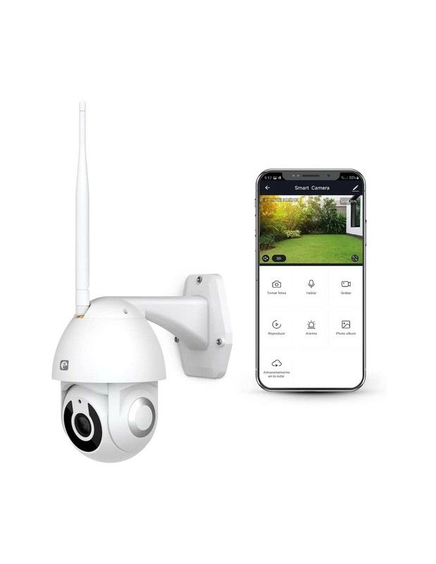 Compre Câmara Wifi exterior com bateria 1296p SFHD 2K e painel solar