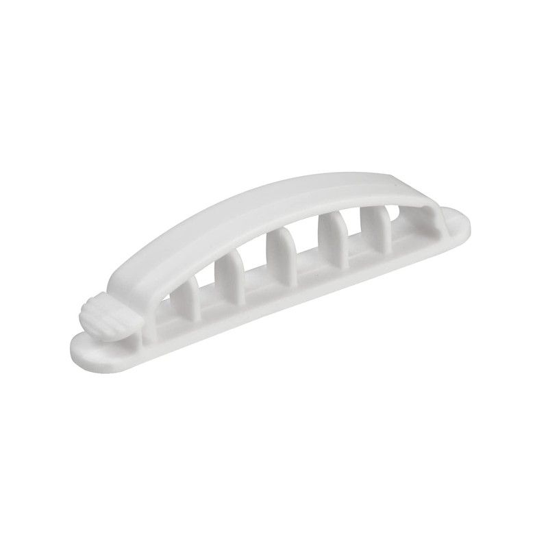Compra Clip guía cables blanco Schneider electric