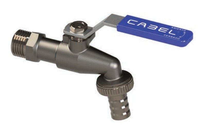 Compra Grifo curvo esfera 1/2" x 3/4" Cabel