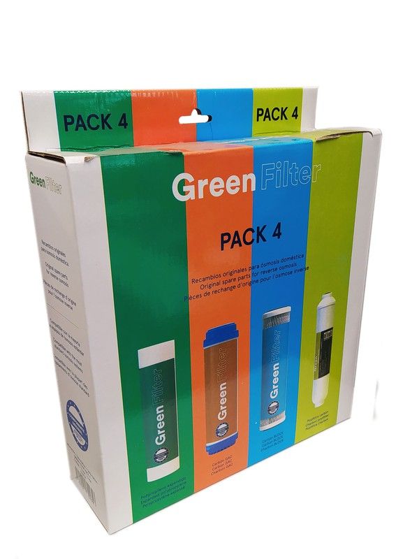 Acquista Kit 4 filtri Green Filter