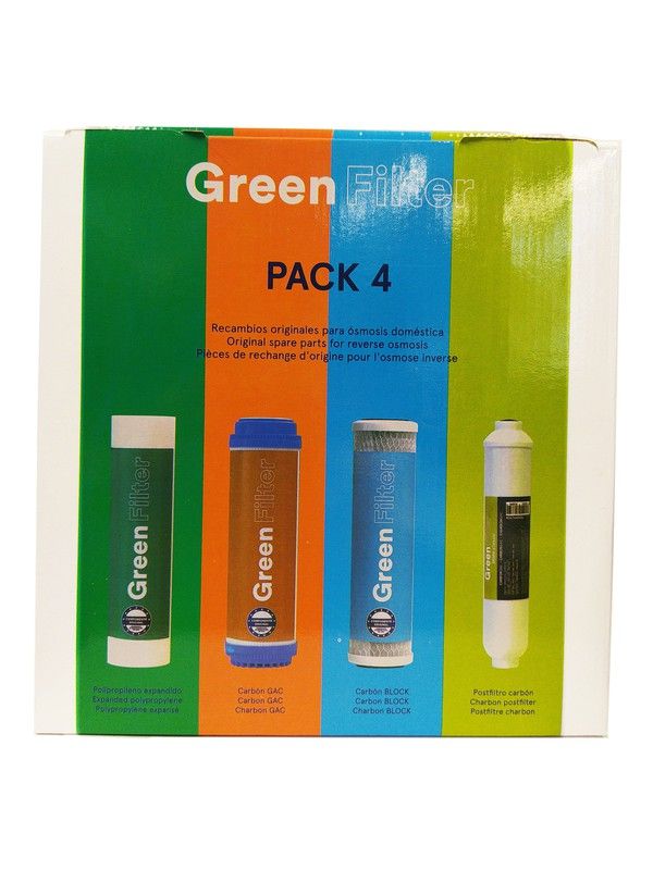 Acquista Kit 4 filtri Green Filter