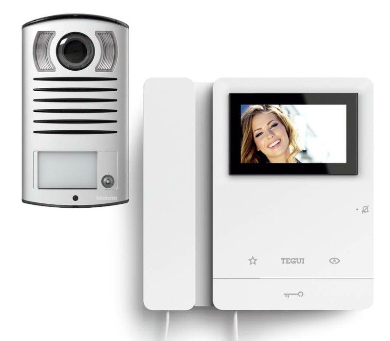 Acquista Kit video 1 abitazione 2 fili, targa LINEA 2000 e monitor SERIE 8