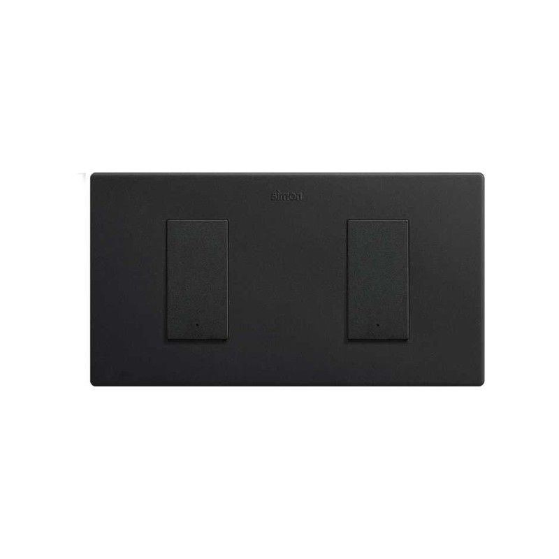 Acquista Cornice estetica minimal Simon 270 con 2 elementi neri opachi