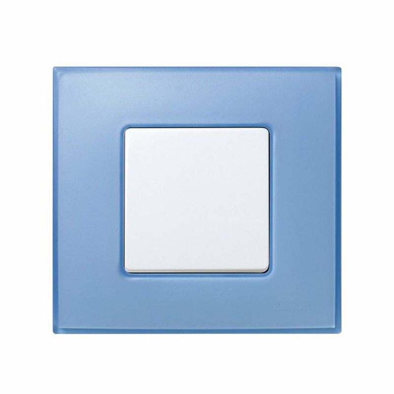 Achetez Cadre pour 3 éléments bleu mat sans griffes et avec cadre Simon ...