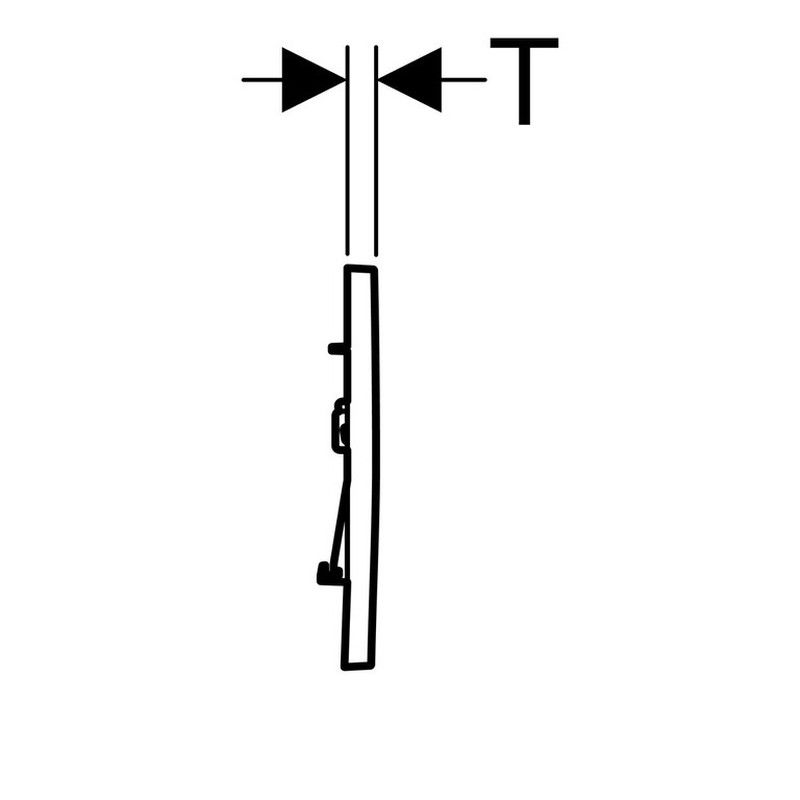Compra Pulsador Geberit Sigma 30 para doble descarga negro cromado