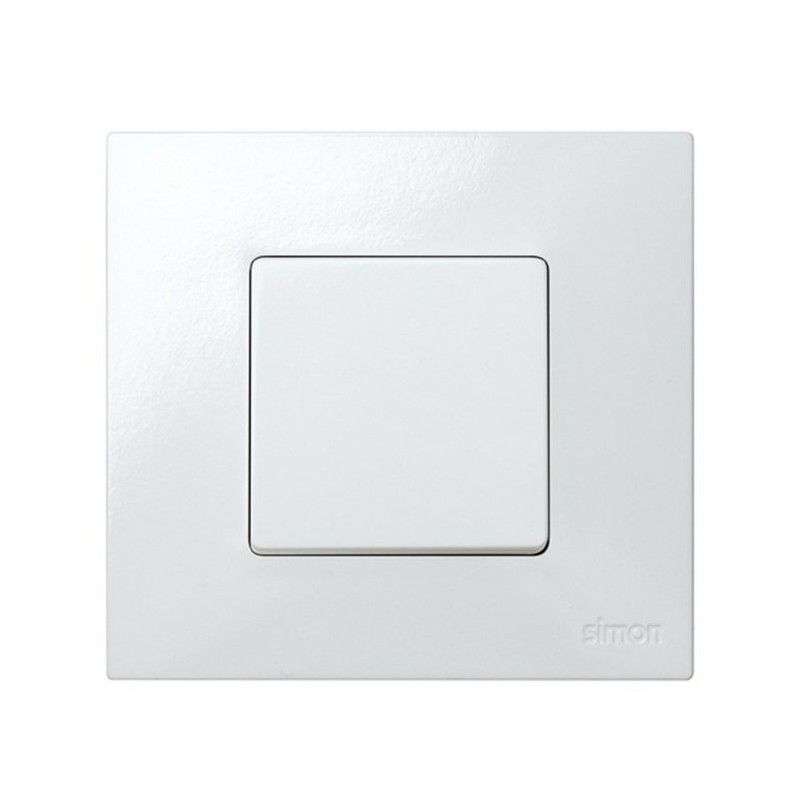 Compra Interruptor unipolar blanco Simon 27 Play