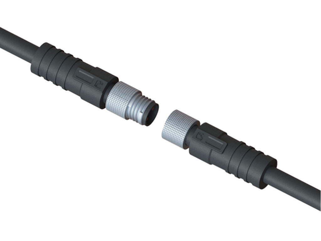 Cable - Connector IP68 Female 2 Pin Power - 300 mm (Custom length ...