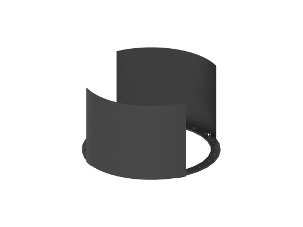 Light shield 90° - A10831 - Outdoor luminaire accessories - LIGMAN - EN