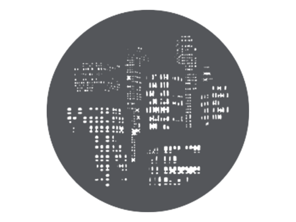 City - Glass gobo - M Size - A57121 - Outdoor luminaire accessories ...