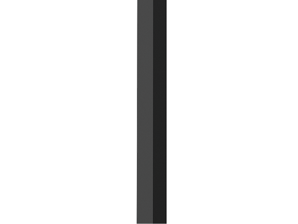 5 m - Square, straight aluminium pole for LIGHT LINEAR VT - APC150090 ...