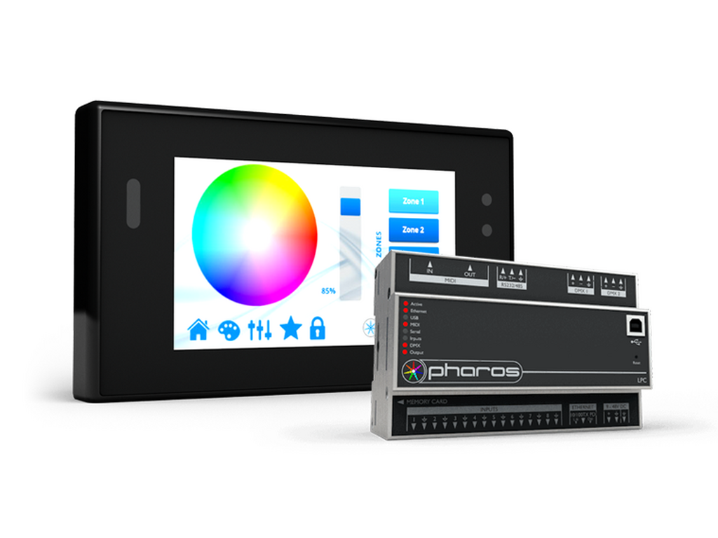 Pharos - TPC touch screen & LPC controller DMX 2 Universe - A64691 ...
