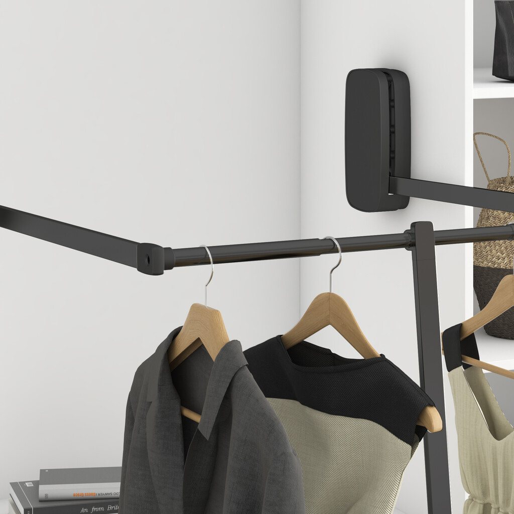Side supplement for Sling pull down wardrobe rail | Emuca