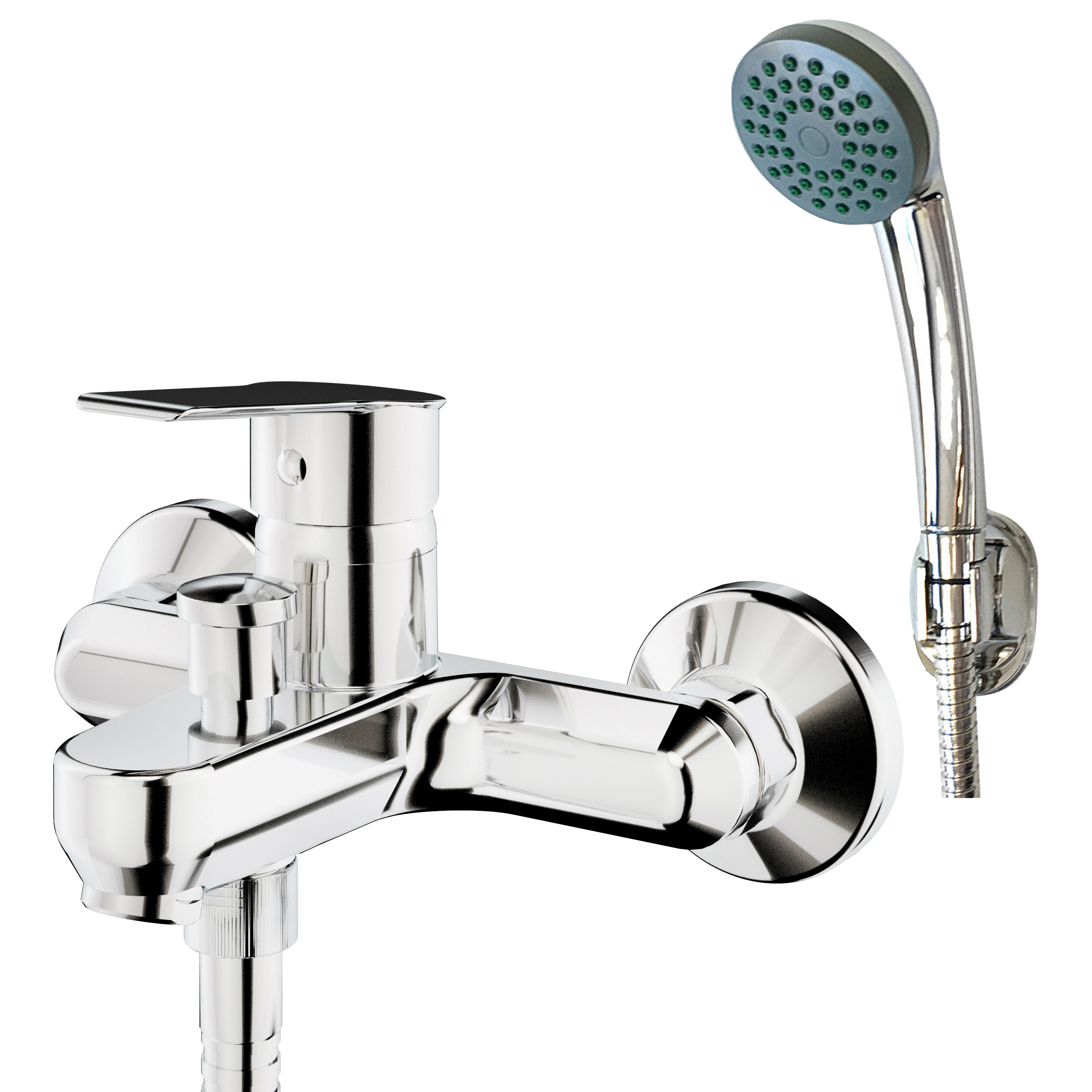 Grifo baño-ducha Albos con accesorios de ducha | Griferías Galindo