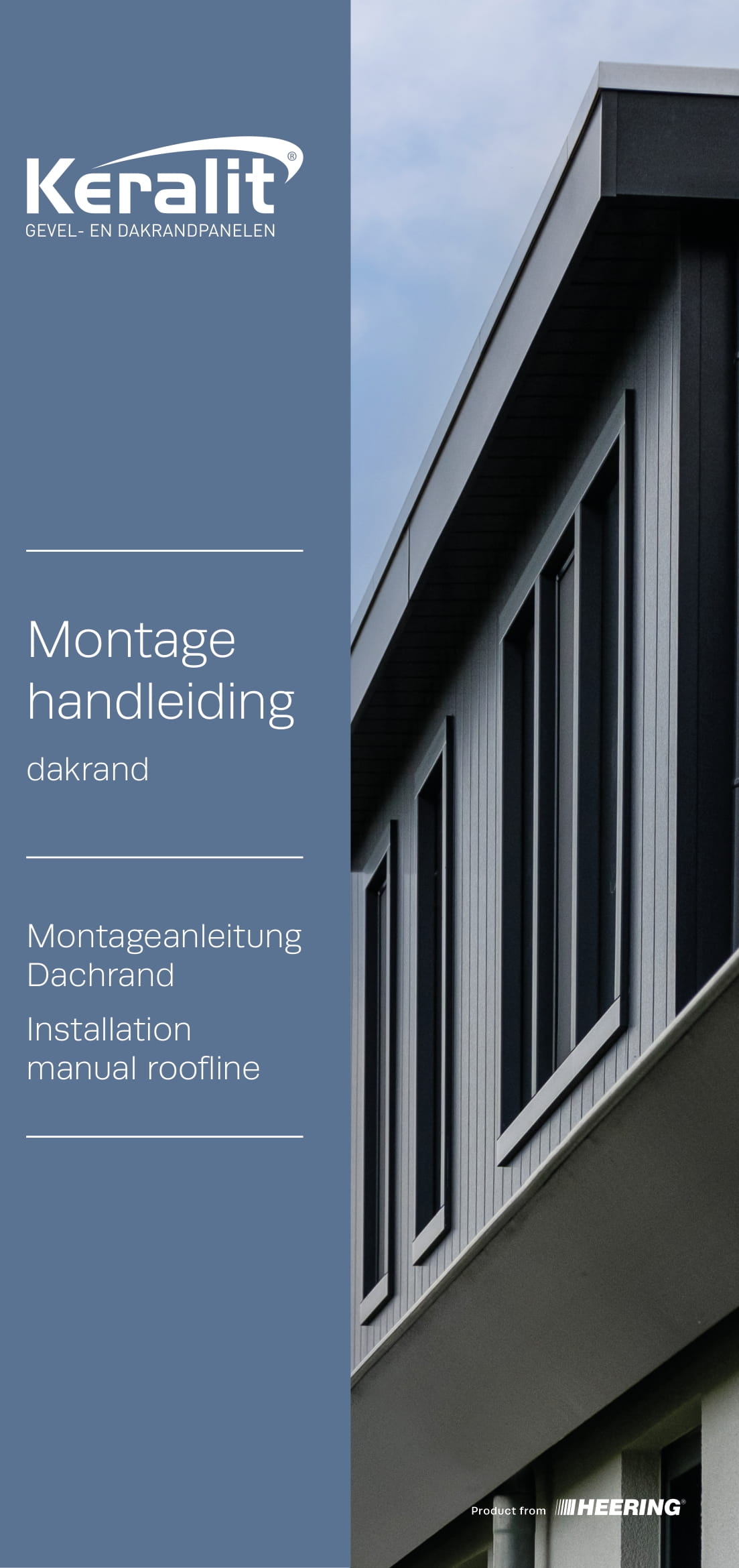 Keralit dakrand montagehandleiding