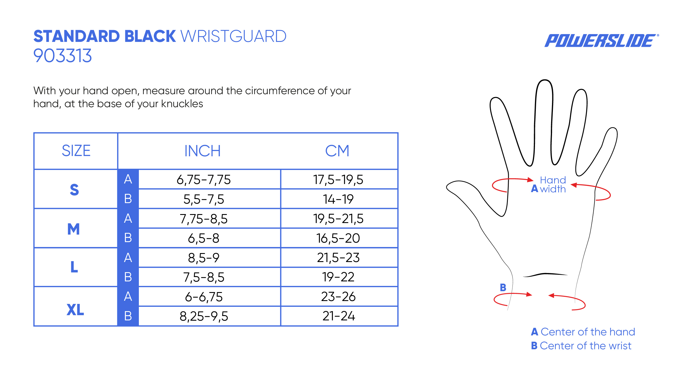 Standard Black Wristguard – Powerslide