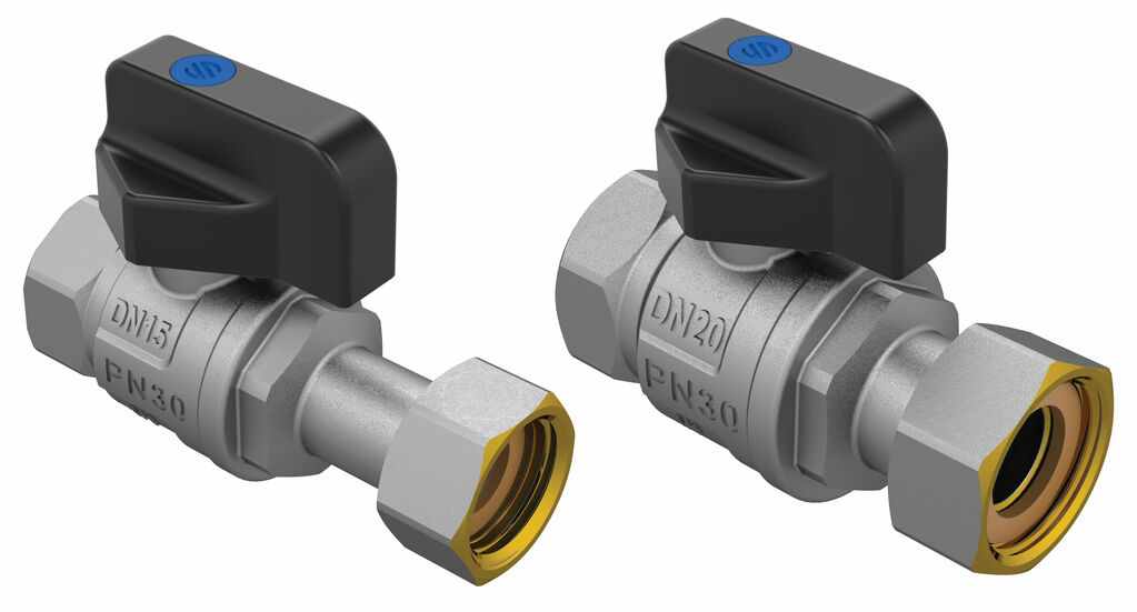 ARCO | Kit straight valve PN30 F-Loose nut Black Compact handle - Sena