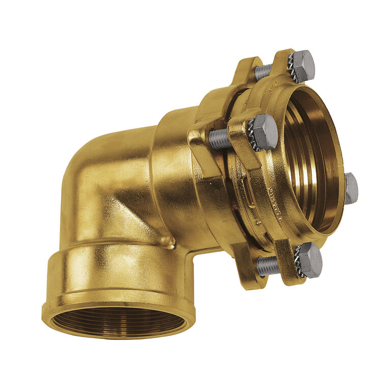 ARCO | Elbow flange Compression- F - brass fitting PE