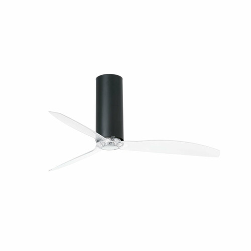 TUBE FAN Matt black/transparent fan SMART