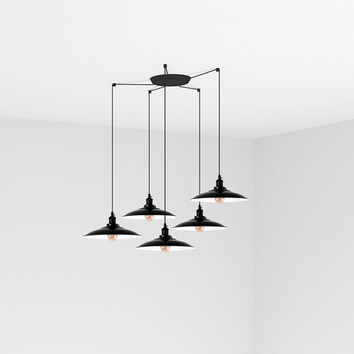 LANG 5L Black pendant lamp