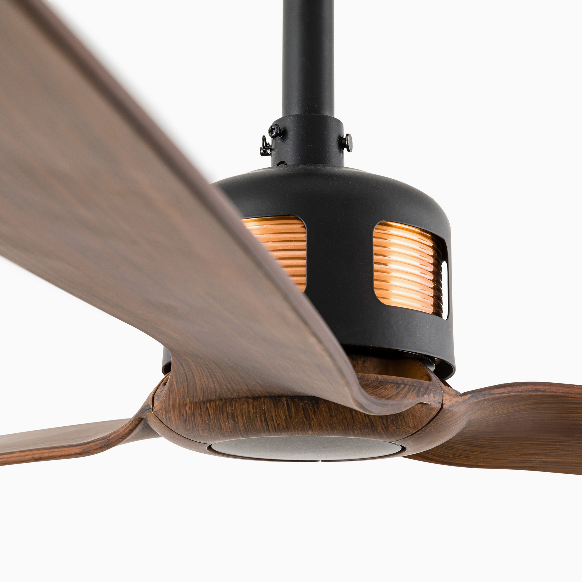 COPPER FAN M Black/walnut fan