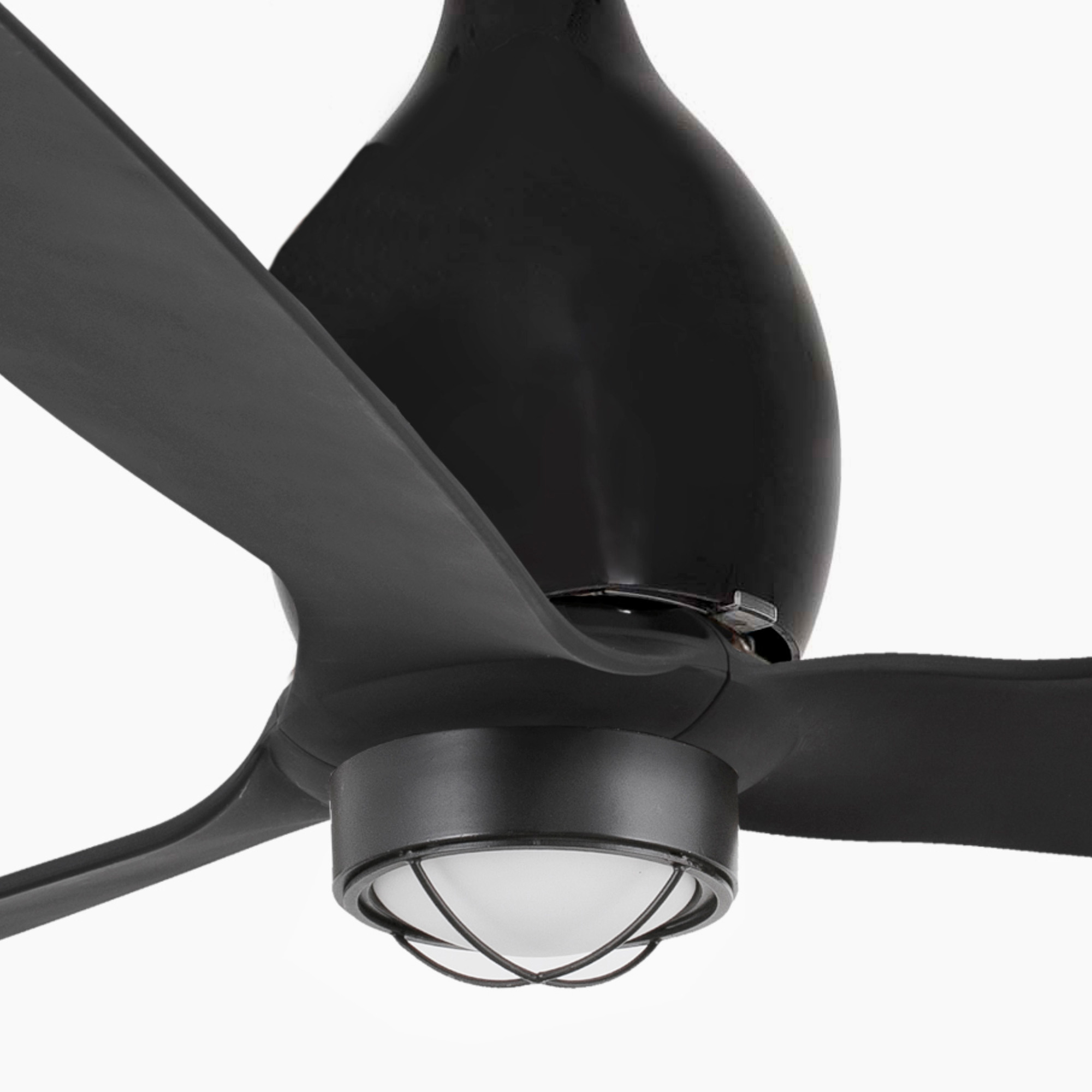 MINI ETERFAN M LED Matt black fan with DC motor