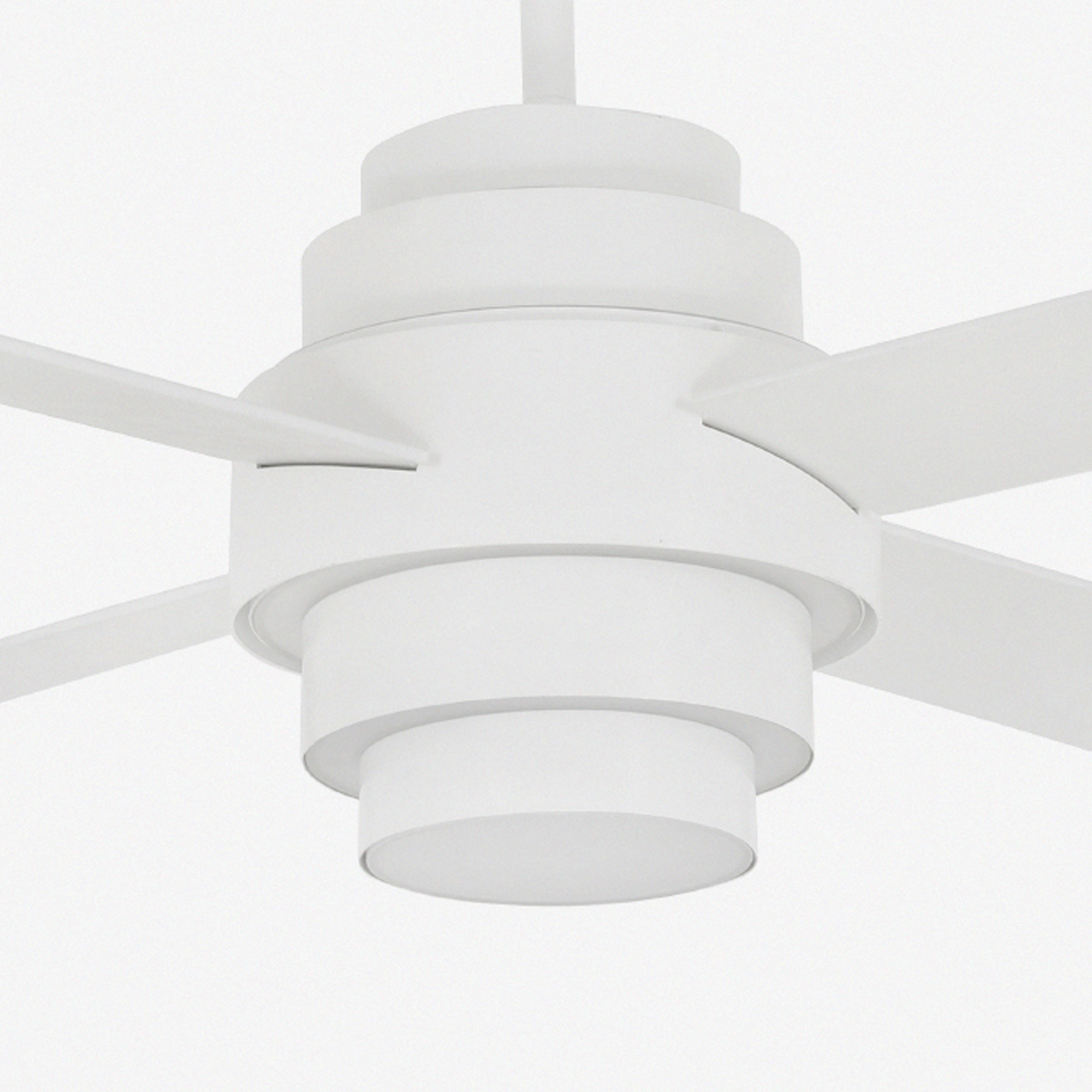 DISC FAN LED White fan with DC motor