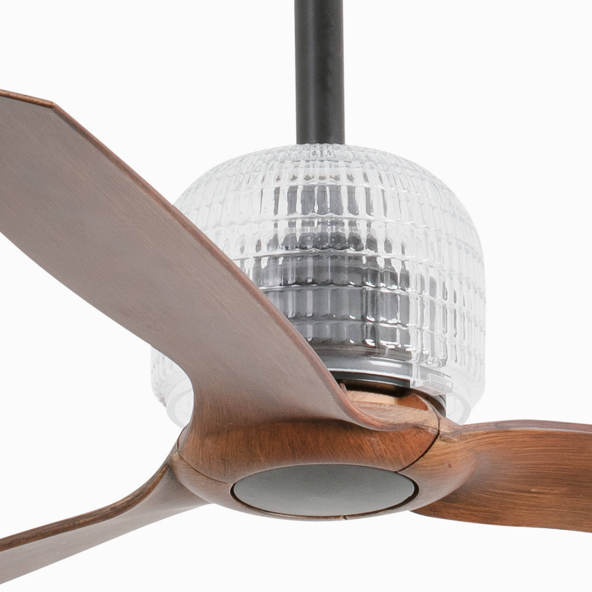 DECO FAN M LED Black/wood FAN LED with DC SMART motor
