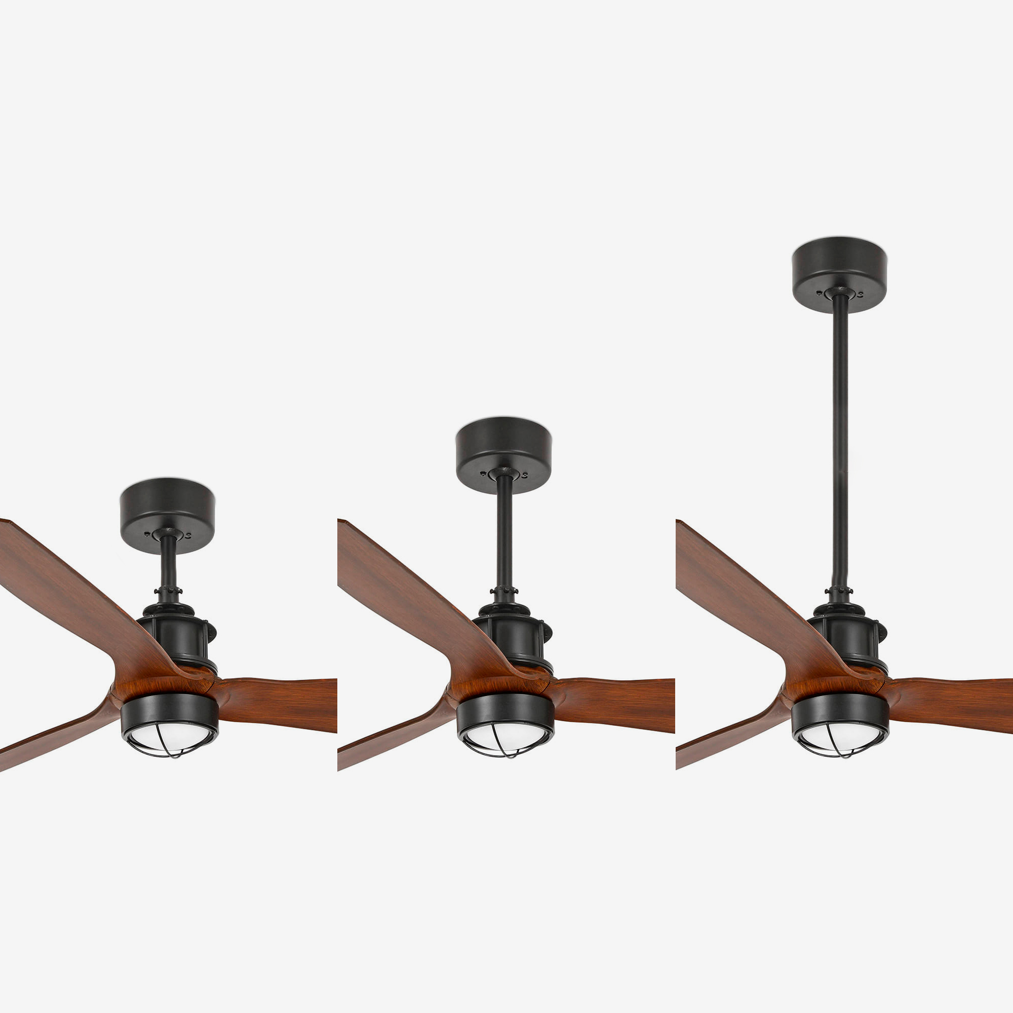 JUST FAN M LED Black/walnut FAN LED