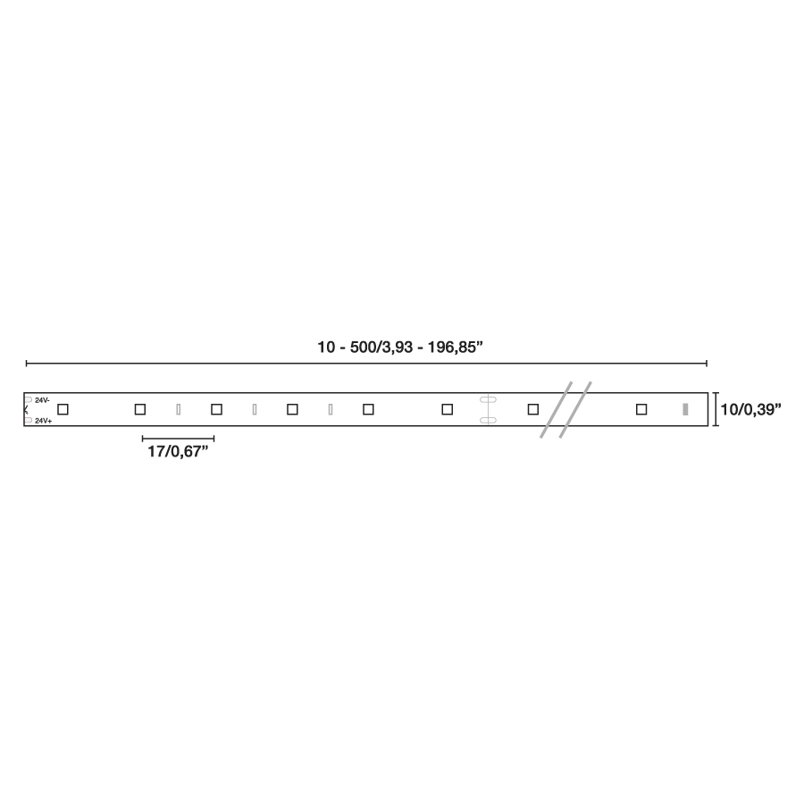 LED strip 5m 2700K 14,4W