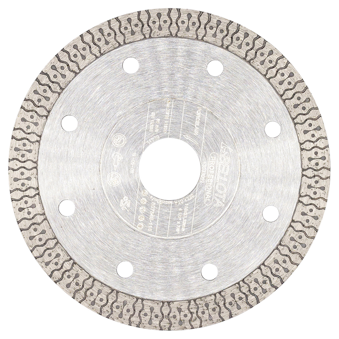 Fine diamond disc, continuous rim for dry cutting porcelain / 50734S ...