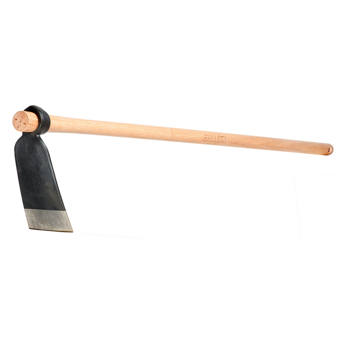 Azada forjada antigiro para cavar y hacer zanjas, mango 1400 mm | Bellota