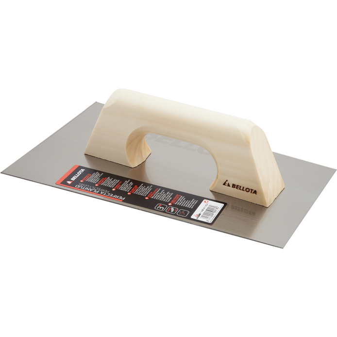 Trapezoidal trowel with wooden handle for finishing work / 5862 | Bellota