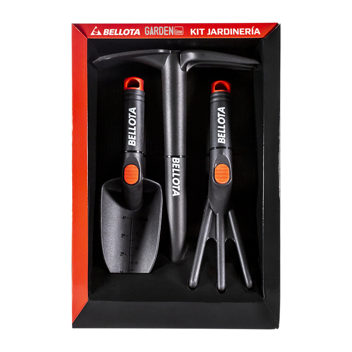 Short handle fibreglass tool kit / 2994 | Bellota