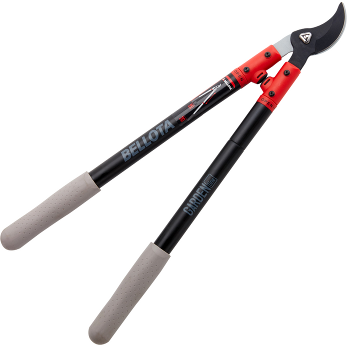 Two hand universal bypass lopper with extendable handles for pruning ...