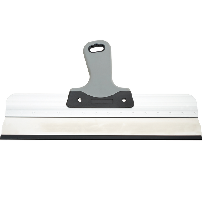 Stainless steel tapping knife with bi-material handle for finishing ...